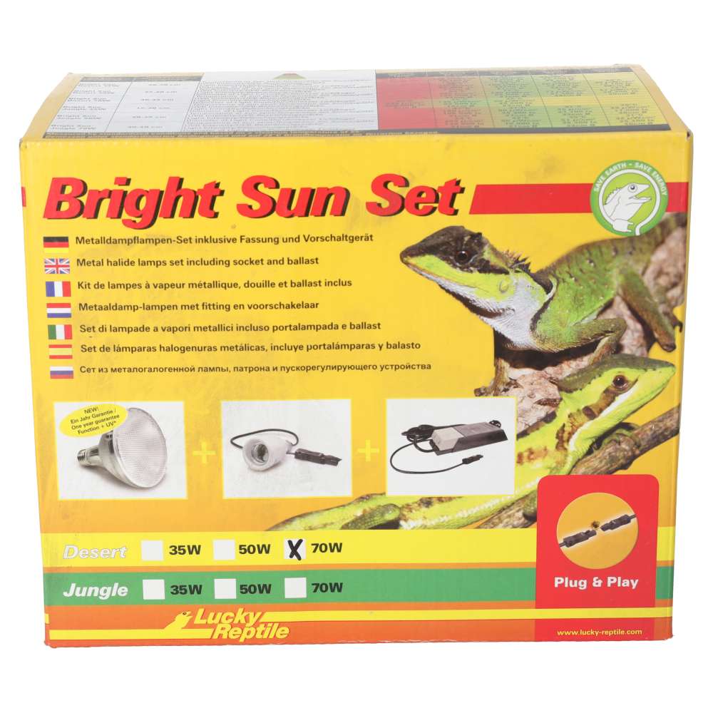 Lucky Reptile Bright Sun Evo SET Desert 70W — Reptiles By Post